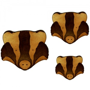 Badger Wood Shape style 3 for altered art and craft projects